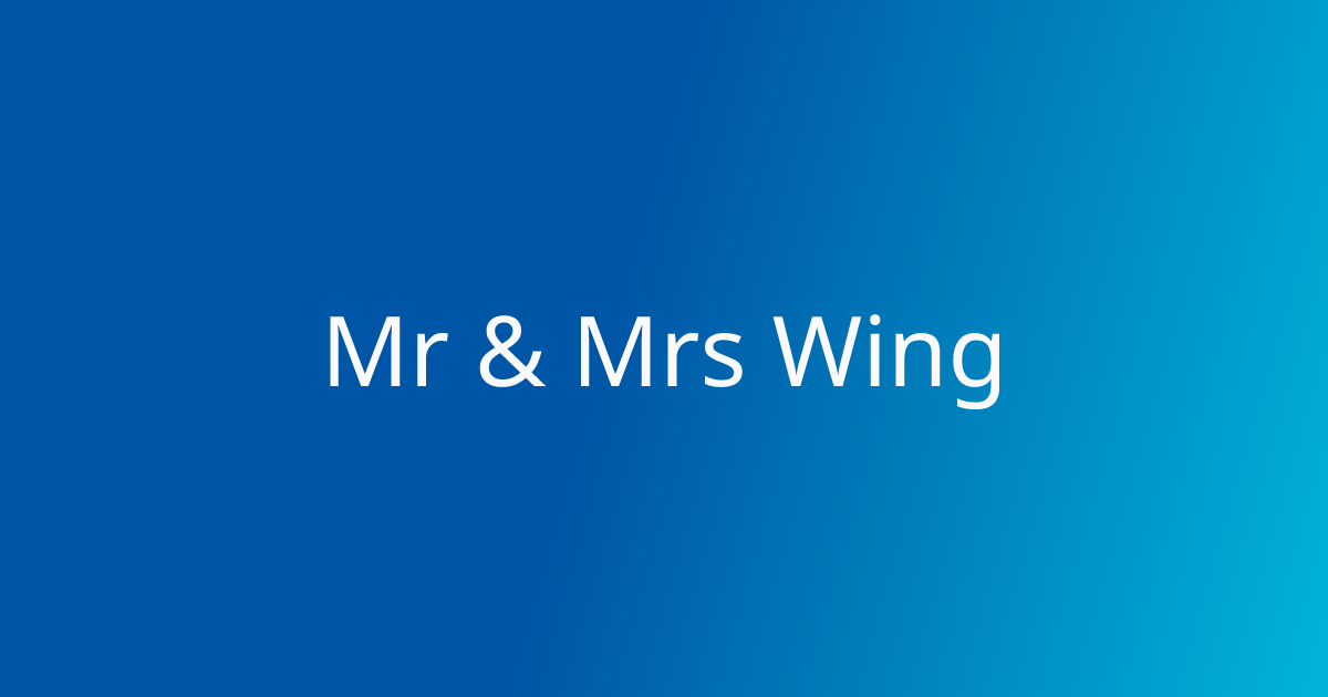 Order Authentic American Online | Mr & Mrs Wing - Pickup or Delivery ...